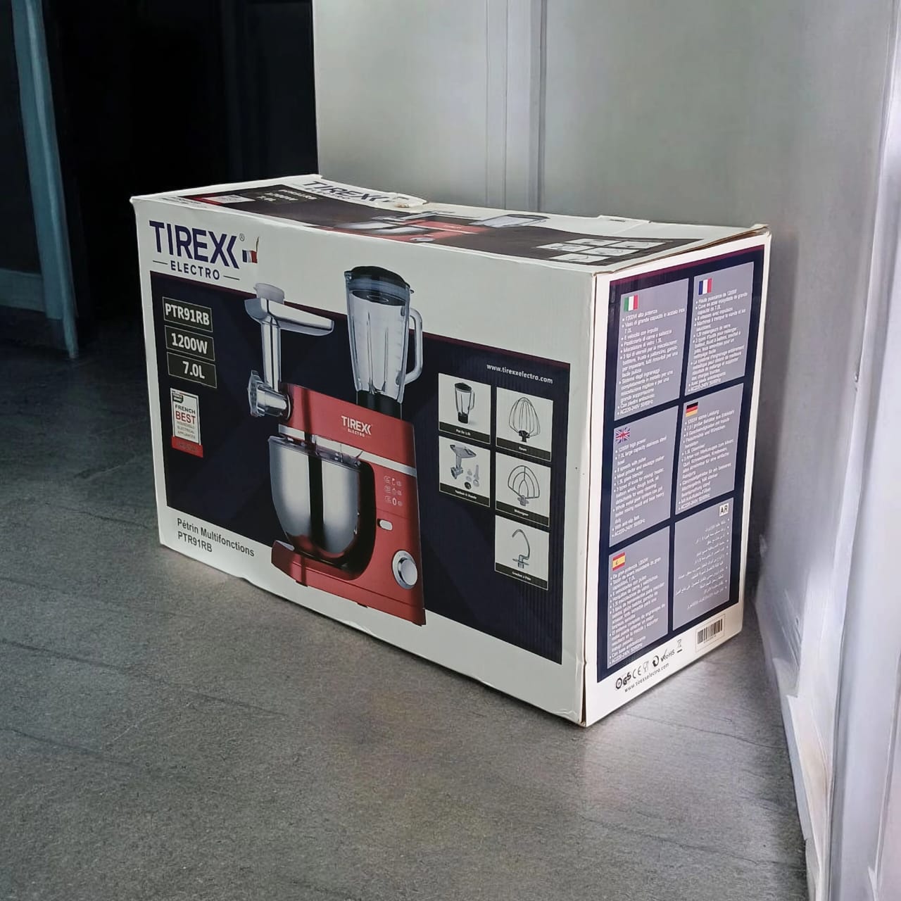 Robot pâtissier multifonction TIREX Electro PTR91RB - Libérez votre créativité culinaire